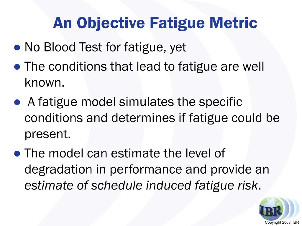 PPT - SAFTE/FAST Evidence-based Aviation Fatigue Risk Management ...