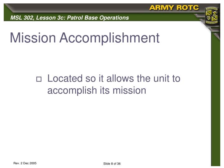 PPT - Patrol Base Operations PowerPoint Presentation - ID:6722121