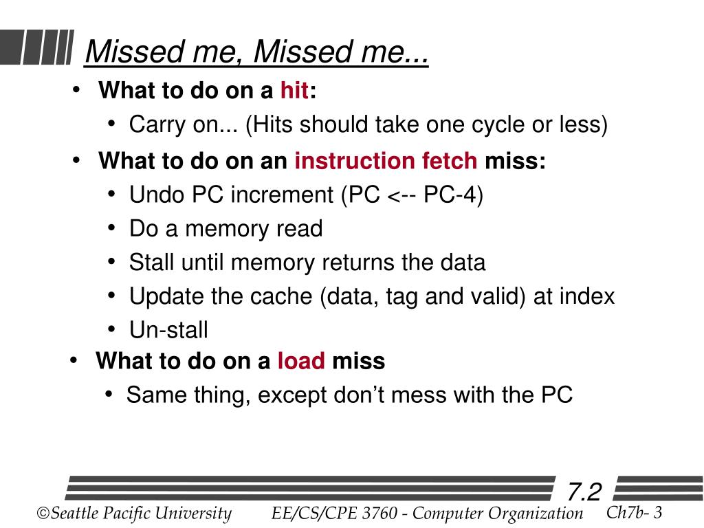 PPT - Chapter 7b: Cache Memory Performance PowerPoint Presentation ... PPT - Chapter 7b: Cache Memory Performance PowerPoint Presentation ...