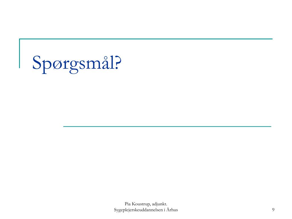 PPT - En didaktisk model inspireret af Hiim og Hippe PowerPoint ...