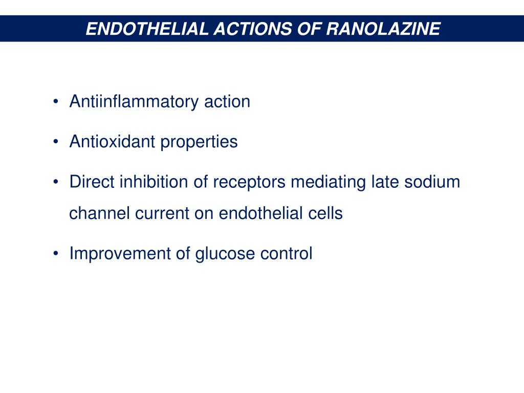 PPT - Ranolazine : from the treatment of chronic ischemic heart disease ...