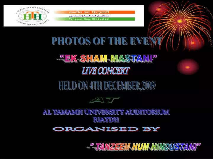 PPT - PHOTOS OF THE EVENT PowerPoint Presentation, free download - ID ...