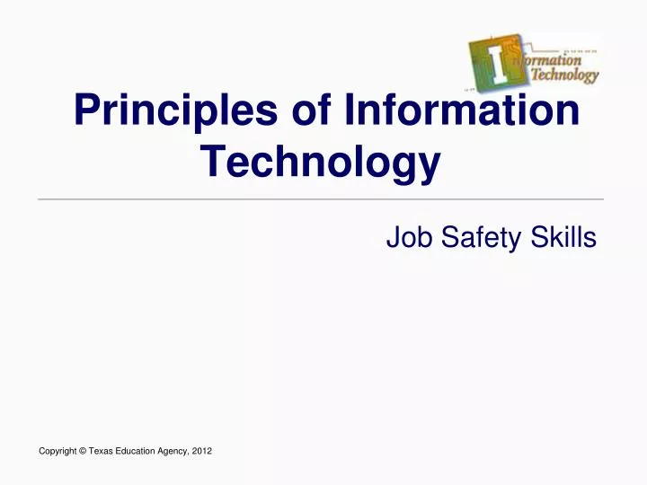 PPT - Principles of Information Technology PowerPoint Presentation ...
