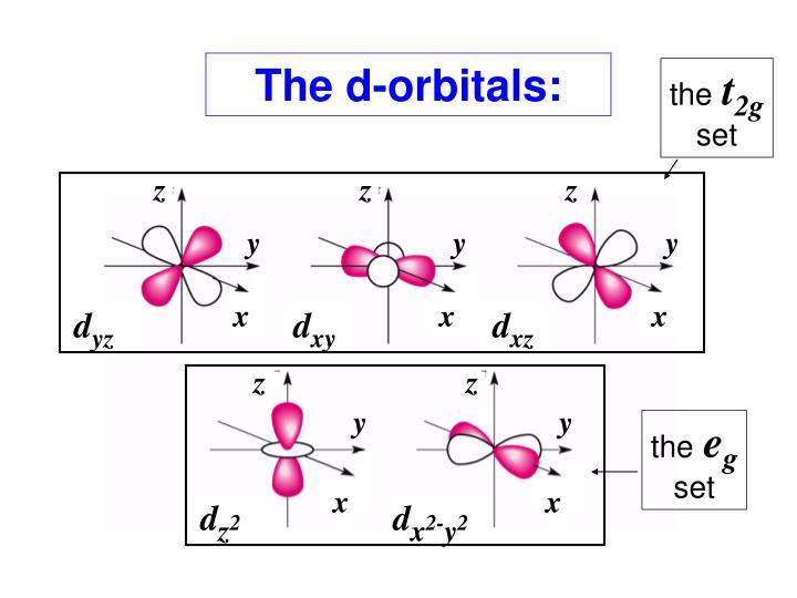 PPT - Bonding in complexes of d-block metal ions – Crystal Field Theory ...