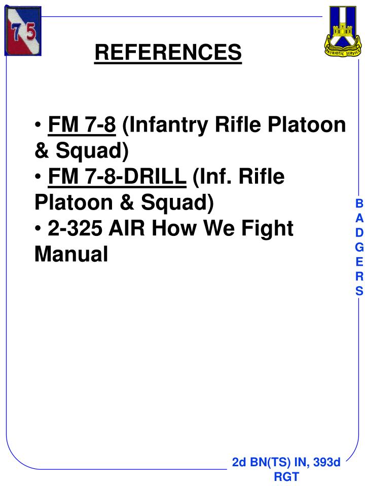 PPT - BATTLE DRILLS PowerPoint Presentation - ID:6725460