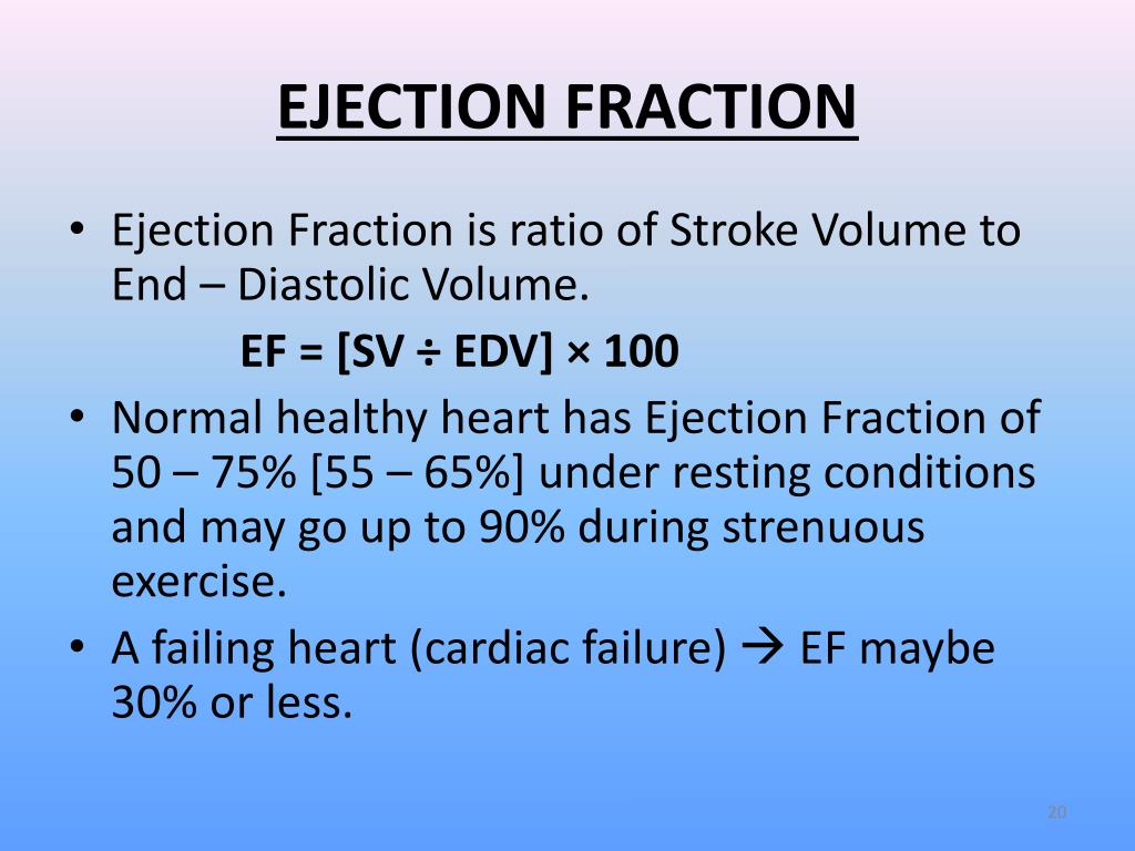 Ejection Fraction And Stroke Volume at Victoria Otero blog Ejection Fraction And Stroke Volume at Victoria Otero blog