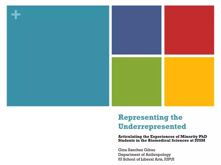 PPT - Representing the Underrepresented PowerPoint Presentation, free ...