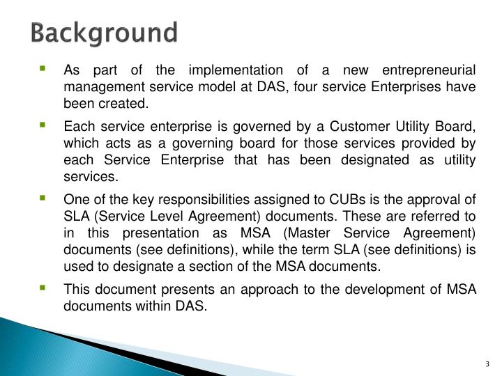 PPT - Master Service Agreement (MSA) Development PowerPoint ...