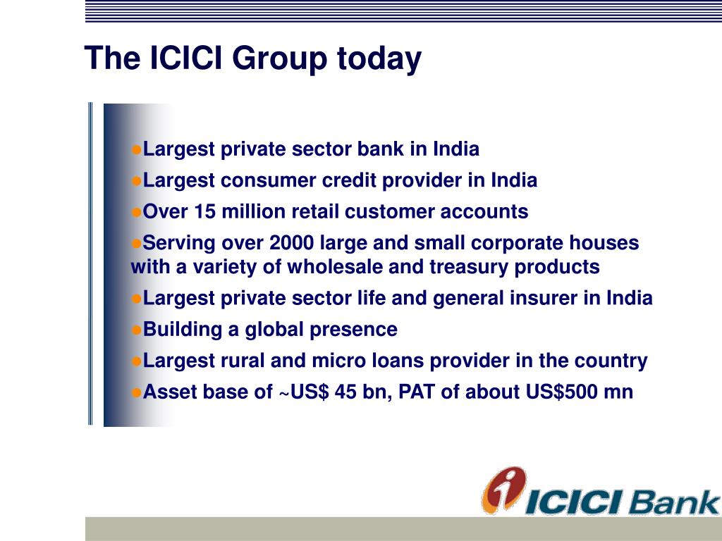 PPT - ICICI Bank in Micro-finance: Breaking the barriers PowerPoint ...
