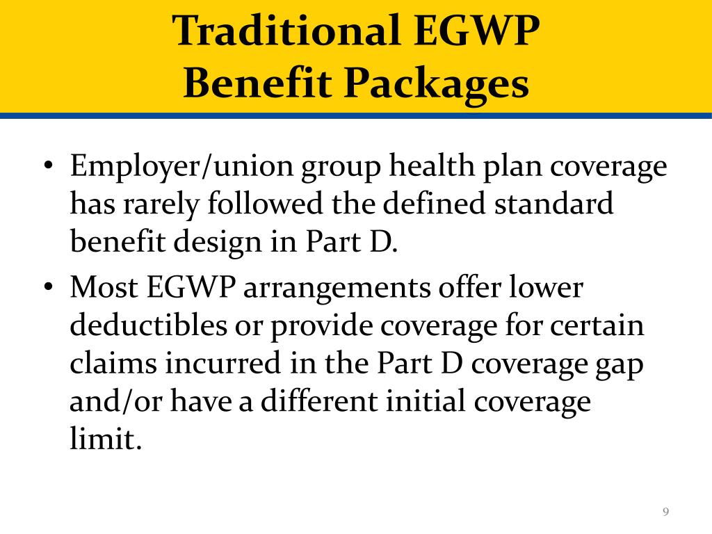 PPT - Medicare Part D Employer Group Waiver Plans (EGWPs) PowerPoint ...