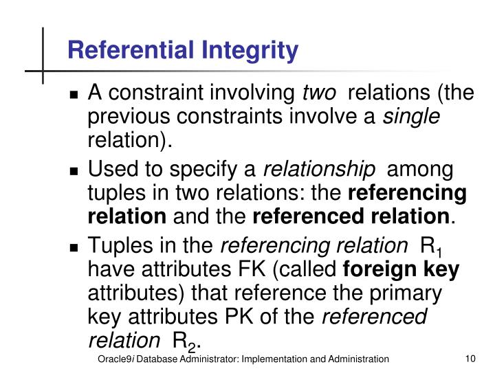 PPT - Chapter 9 Data Integrity Constraints PowerPoint Presentation - ID ...