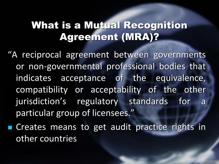 PPT - IQAB Mutual Recognition Agreements (MRAs ) Determining ...