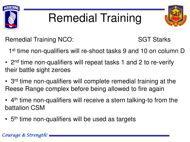 PPT - STB, 173 rd ABN M249 Range Brief PowerPoint Presentation - ID:6728692