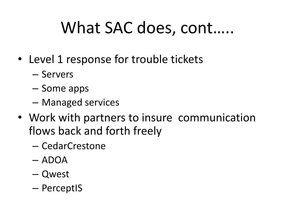 PPT - Situation Awareness Center SAC PowerPoint Presentation, free ...