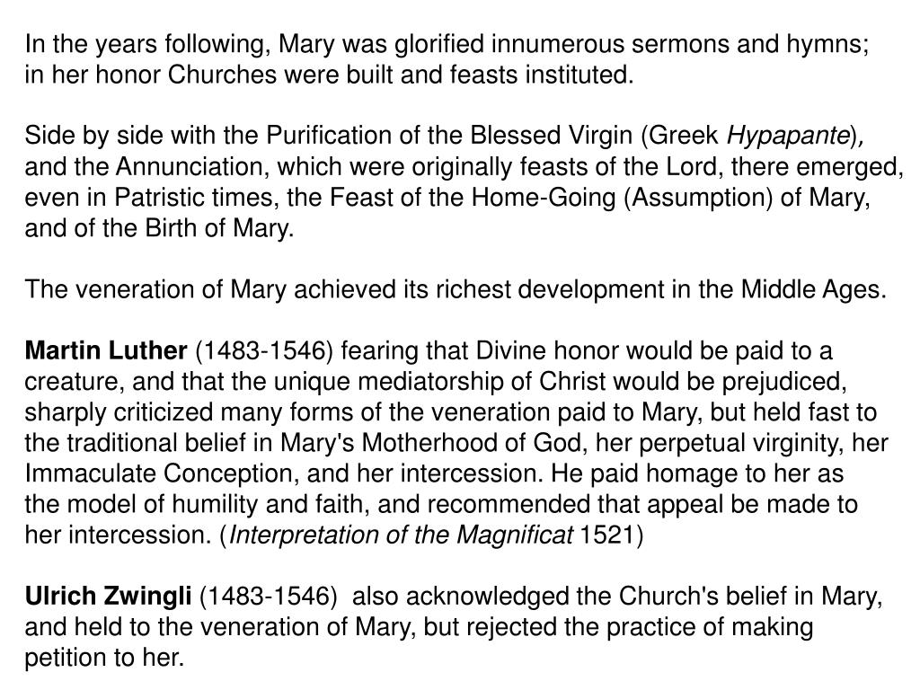 PPT - MARY MOTHER OF JESUS, MOTHER OF GOD PowerPoint Presentation, free ...