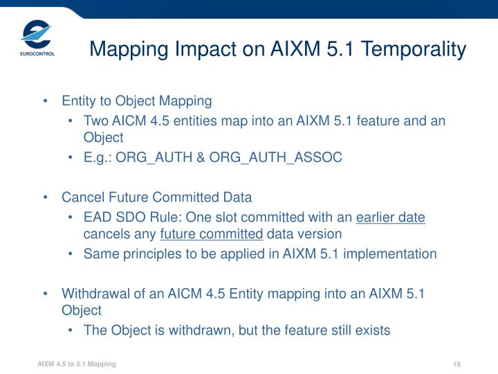 PPT - AIXM 4.5 to 5.1 Mapping PowerPoint Presentation - ID:6729634