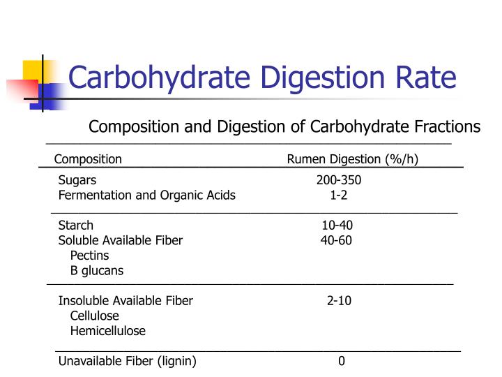 PPT - Carbohydrate Digestion PowerPoint Presentation - ID:6729785