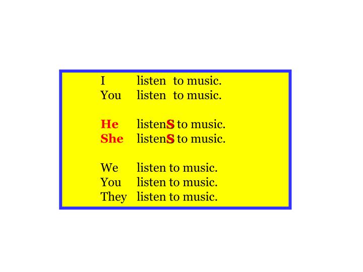 PPT - Simple present tense PowerPoint Presentation - ID:6730486