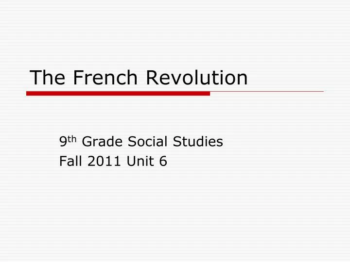 PPT - The French Revolution PowerPoint Presentation, free download - ID ...