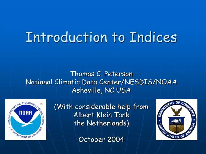 PPT - Introduction to Indices PowerPoint Presentation, free download ...