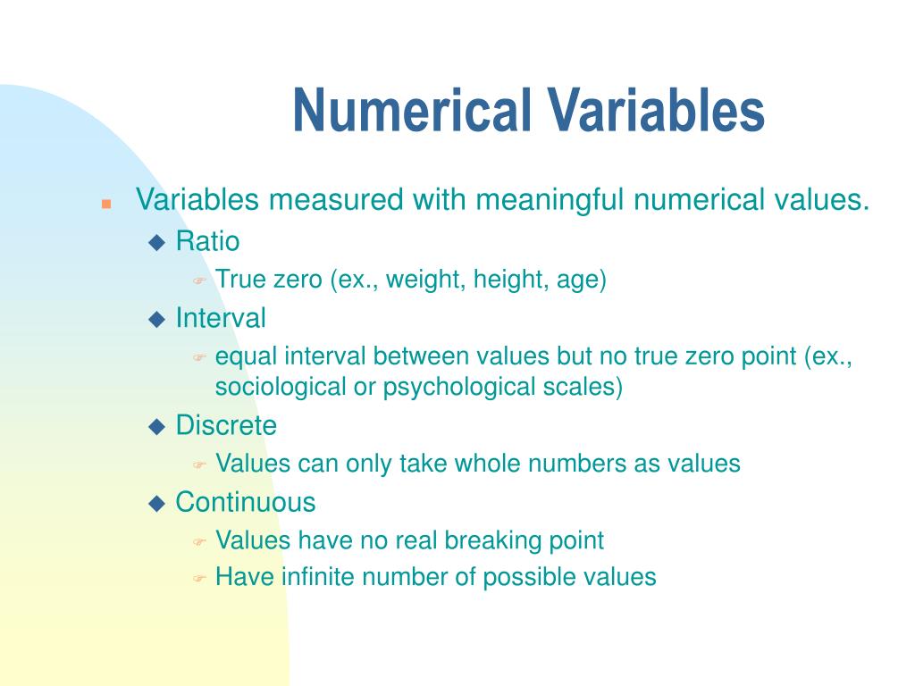 PPT Describing Numerical Variables PowerPoint Presentation Free