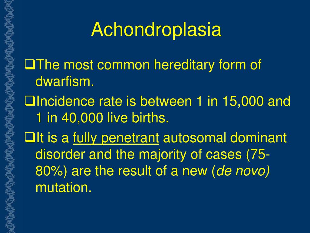 Ppt Natural History Of Achondroplasia Powerpoint Presentation Free