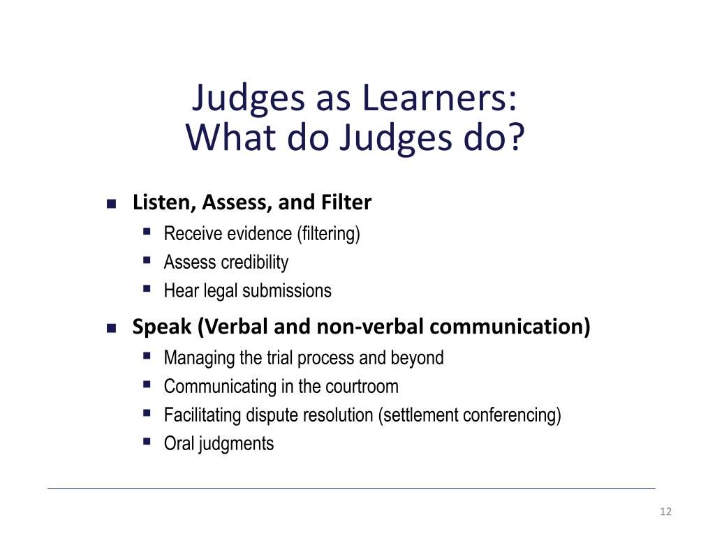 PPT - National Judicial Institute Judicial Education PowerPoint ...