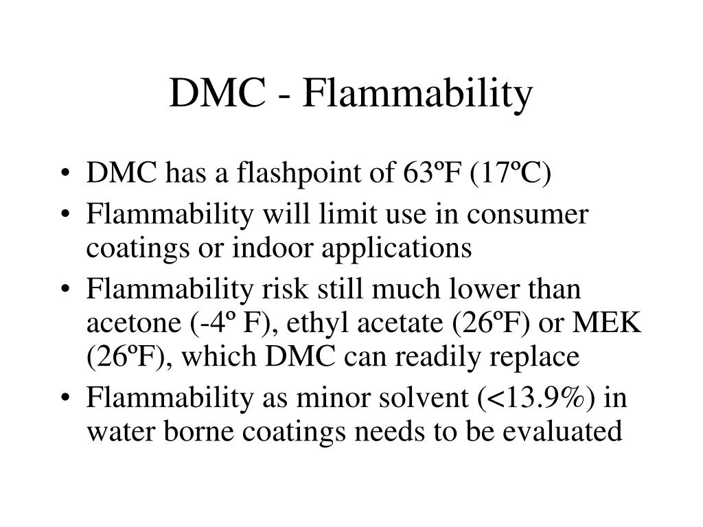 PPT - DIMETHYL CARBONATE DMC The Next VOC Exempt Solvent PowerPoint ...
