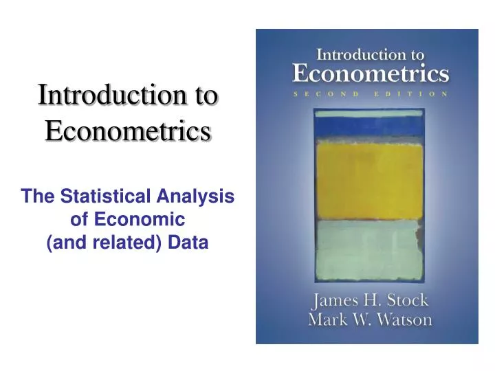 Ppt Introduction To Econometrics Powerpoint Presentation Free