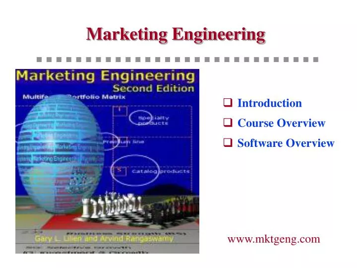 PPT - Marketing Engineering PowerPoint Presentation, free download - ID ...