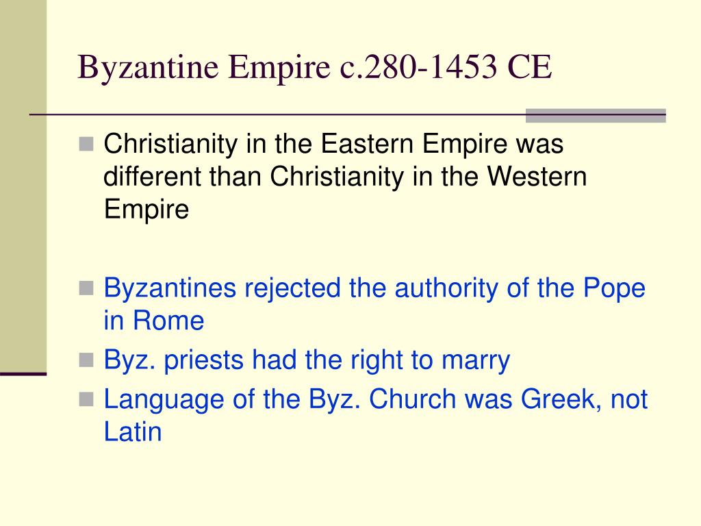 PPT - Byzantine Empire c.280-1453 CE PowerPoint Presentation, free ...