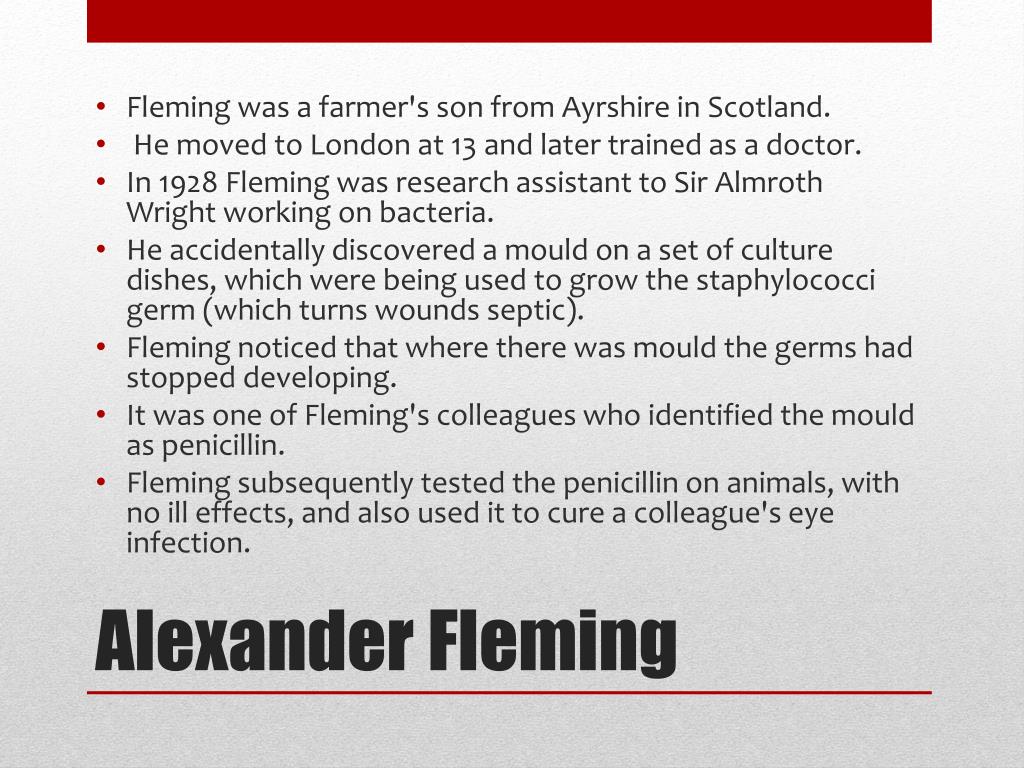 PPT - The Pioneering Contributions of Florey and Chain to Penicillin ...