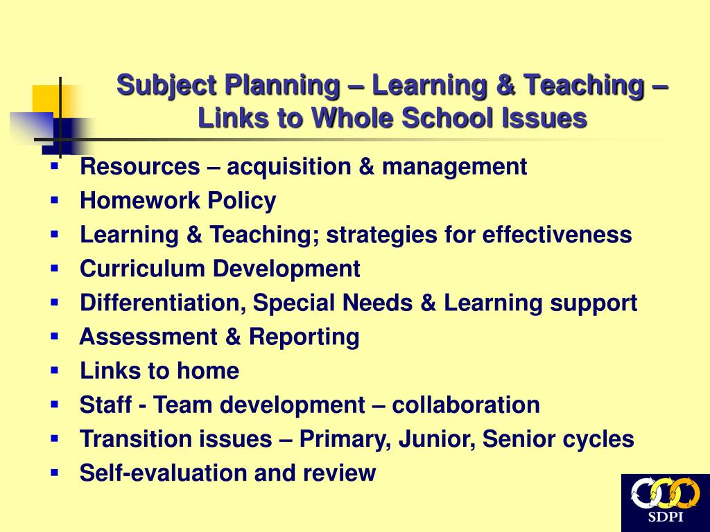 PPT - Learning & Teaching Subject Department Planning Regional Seminar ...