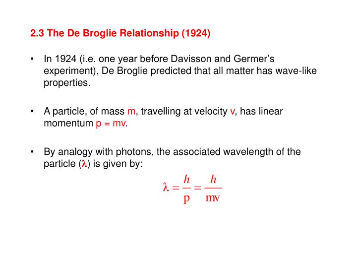 PPT - CHM2S1-A Introduction to Quantum Mechanics Dr R. L. Johnston ...