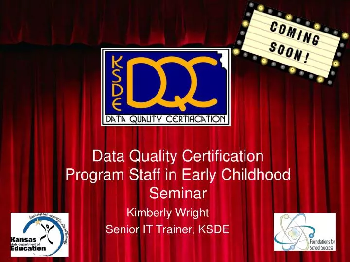 PPT - Data Quality Certification Program Staff in Early Childhood ...