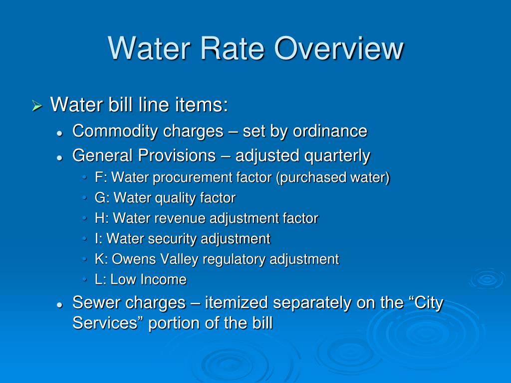 PPT - Introduction to LADWP Electric & Water Rates PowerPoint ...