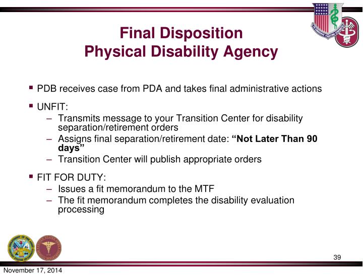 PPT - Integrated Disability Evaluation System (IDES ) Briefing for ...