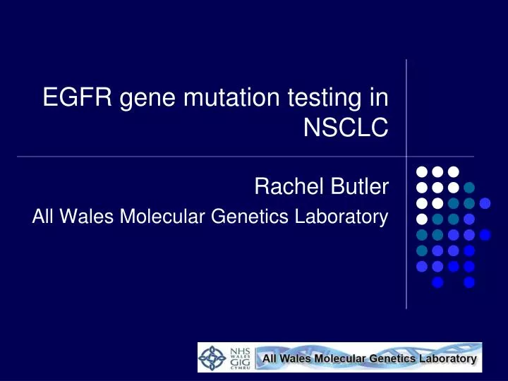 PPT - EGFR gene mutation testing in NSCLC PowerPoint Presentation, free ...