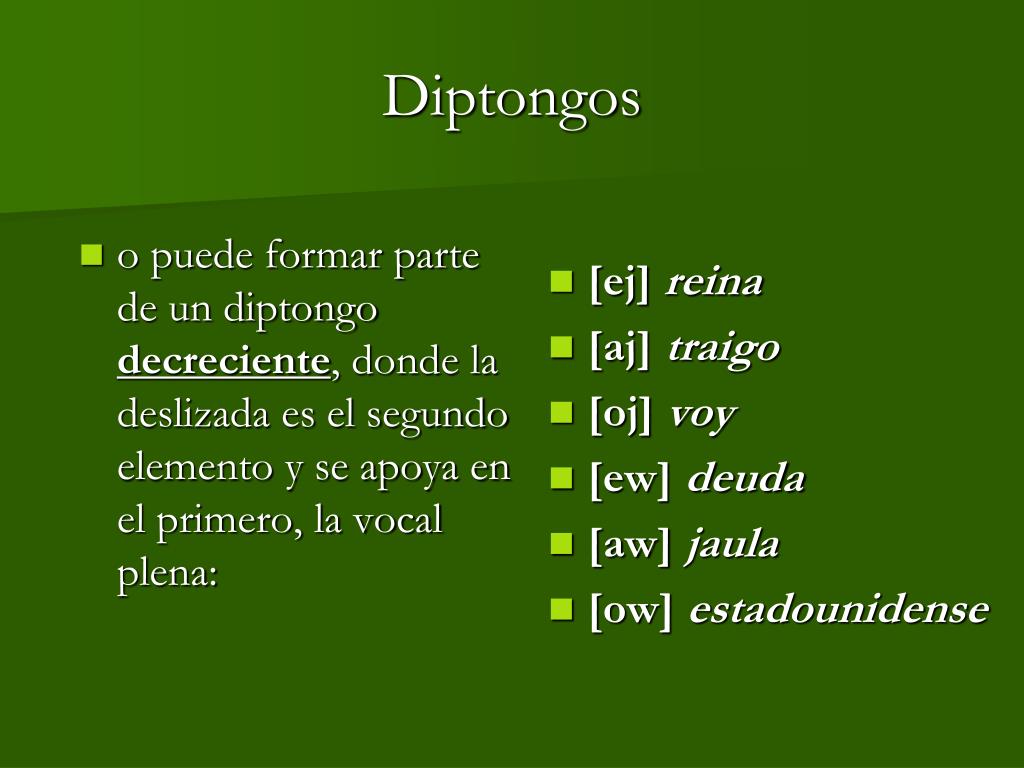 PPT - La articulación de los fonos Las vocales y las sílabas Deslizadas ...