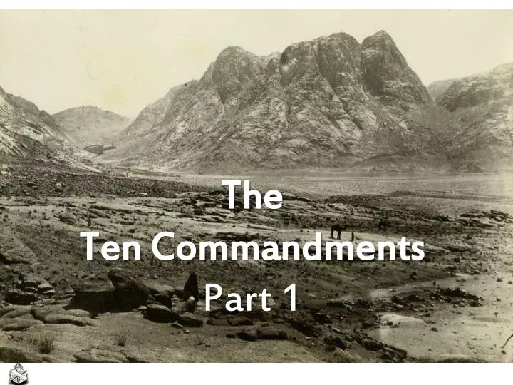 PPT - The Ten Commandments Part 1 PowerPoint Presentation, free ...