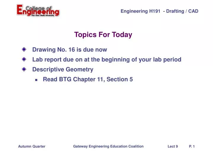PPT - Topics For Today PowerPoint Presentation, free download - ID:6739117