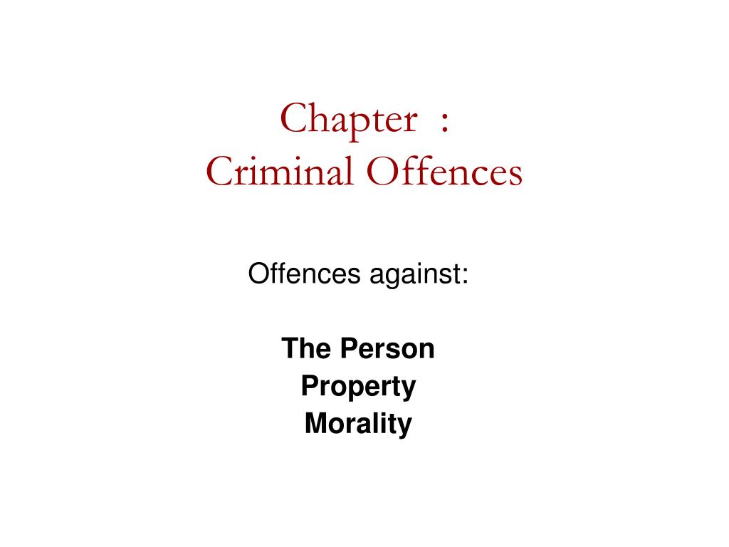PPT - CRIMINAL LAW PowerPoint Presentation, free download - ID:6739138