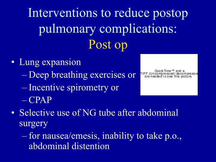 PPT - Perioperative Care: Preventing Complications PowerPoint ...