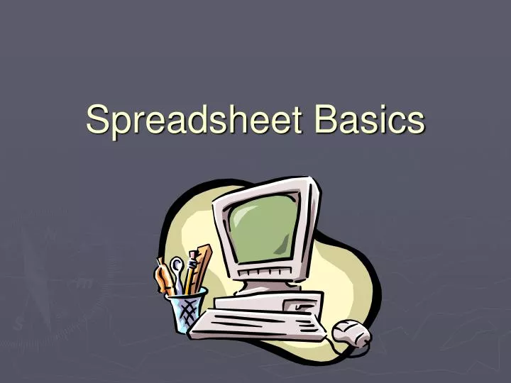 PPT - Spreadsheet Basics PowerPoint Presentation, free download - ID ...