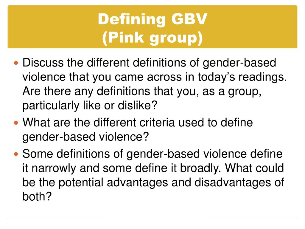 PPT - SW 3703: Gender Violence in Global Perspectives PowerPoint ...