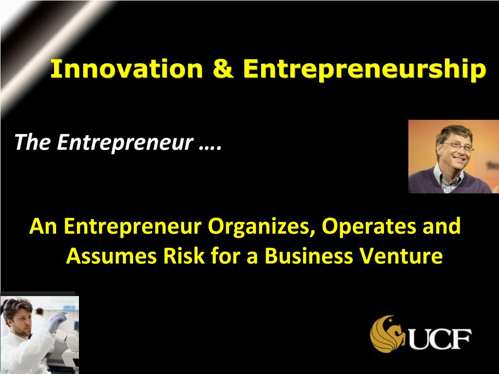 PPT - Innovation & Entrepreneurship PowerPoint Presentation, free ...