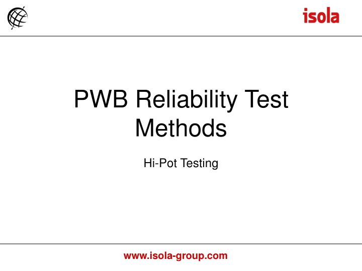 PPT - Isola Technology and Product Update June 2005 PowerPoint ...