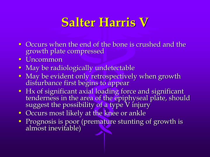PPT - Salter Harris Fracture Classification PowerPoint Presentation ...