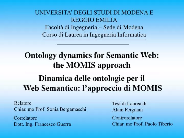 PPT - Sommario PowerPoint Presentation, free download - ID:6743258