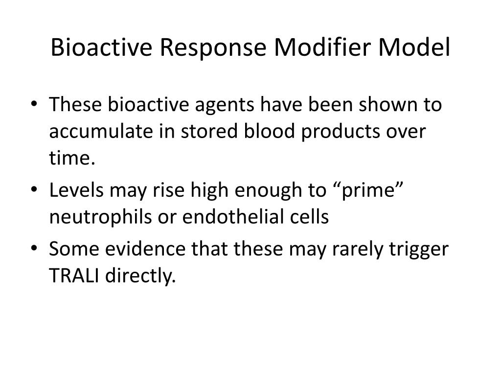 PPT - TRALI: It’s Not Just For Blood Bankers Anymore PowerPoint ...